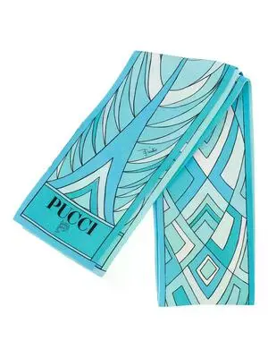 Emilio Pucci Printed Scarf - Blue