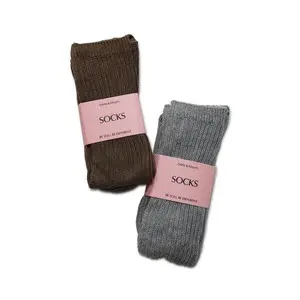 BELLE & BLOOM Classic Ribbed Socks - Multi