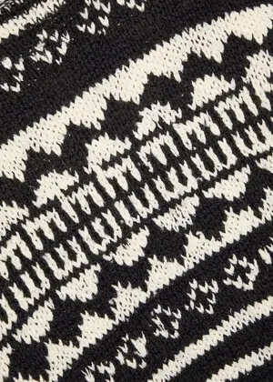 Free People Patterned Cotton-blend Jumper