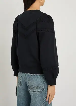 Rails Isles Embroidered Cotton Sweatshirt