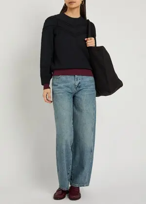 Rails Isles Embroidered Cotton Sweatshirt