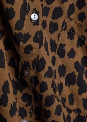 Rails Josephine Leopard-print Jersey Shirt