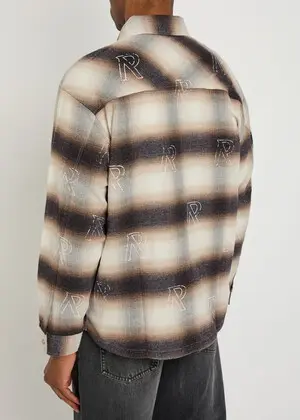 REPRESENT Initial Plaid Flannel Shirt - Multicoloured 1