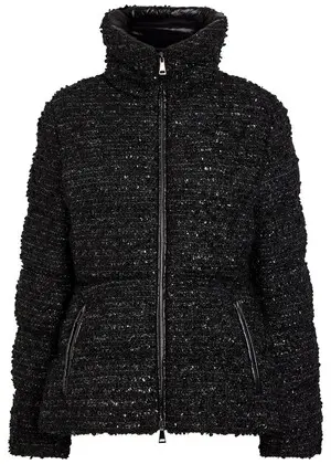 Moncler Urbel Padded Metallic-tweed Jacket