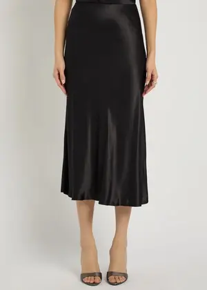 Rails Satin Slip Skirt