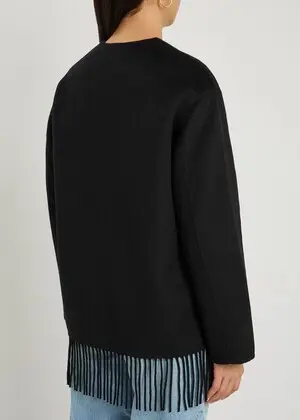 Rails Tomoko Fringed Hem Wool-blend Jacket