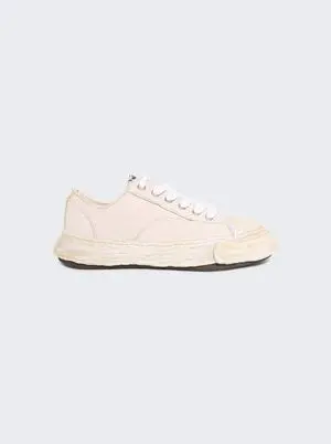 Mihara Yasuhiro Peterson Og Sole Vintage Canvas Low-top Sneakers - Beige