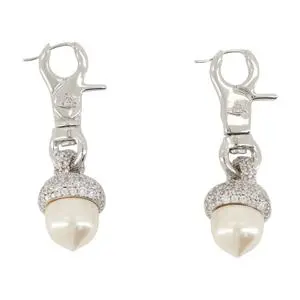 VIVIENNE WESTWOOD Lucille Large Earrings Silver