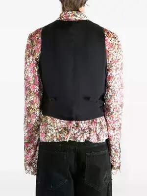 SAPIO Cavallino Velvet Effect Gilet