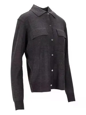 P.a.r.o.s.h Pocket Collared Cardigan - Grey