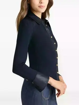 Cinq À Sept Magali Collared Buttoned Top