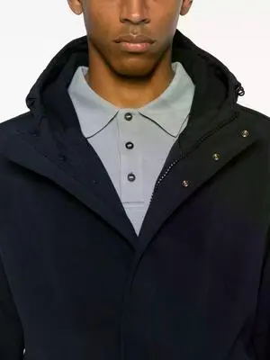 C.P. COMPANY Single-breasted Hooded Coat