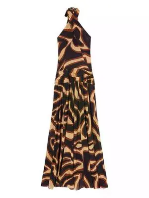 Emilio Pucci Labirinto Print Sleeveless Dress - Black