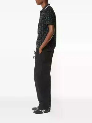 Mcm Visetos-print Polo Shirt