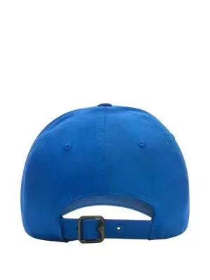 Burberry Thistle Shield Gabardine Baseball Cap - Blue