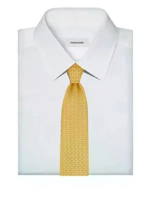 FERRAGAMO Printed Silk Neck Tie