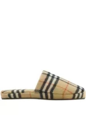 Burberry Checked Flats For Women