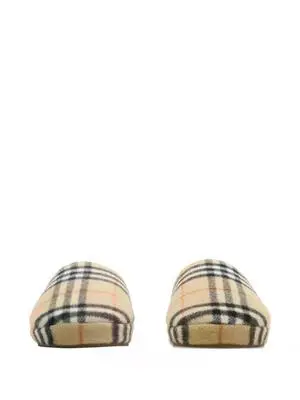 Burberry Checked Slippers