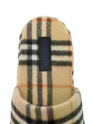 Burberry Checked Slippers