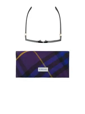 Burberry Equestrian Knight Rectangular Sunglasses
