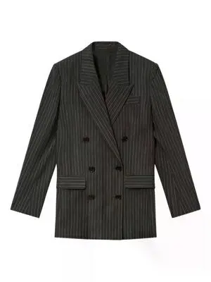 Isabel Marant Étoile Jevima Pinstripe Double-breasted Blazer