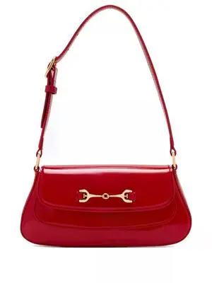 Sam Edelman Loraine Horsebit-embellishment Shoulder Bag - Red