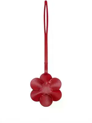 JIL SANDER Daisy Looped-strap Charm - Red
