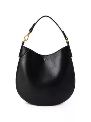Polo Ralph Lauren Leather Shoulder Bag - Black