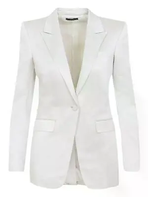 TOM FORD Single-breasted Duchess Blazer - Neutrals