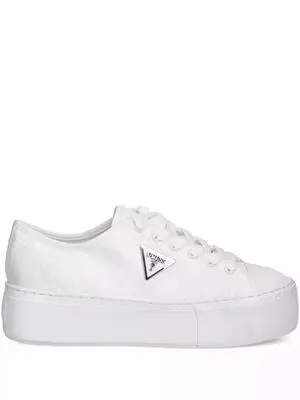 Guess Logo Plaque Platform Sneakers