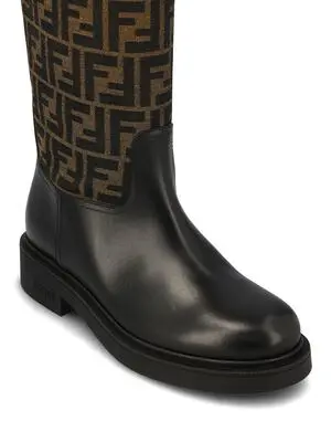 Fendi Boots - Black+black Heel
