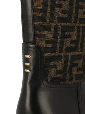 Fendi Boots - Black+black Heel