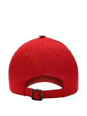 Burberry Thistle Shield Appliqué Baseball Cap - Red