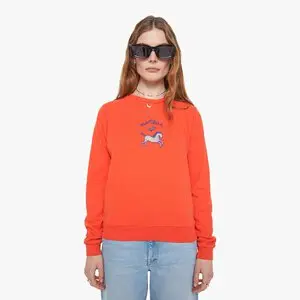 MOTHER The Camper Lil' Pony Sweatshirt - Red