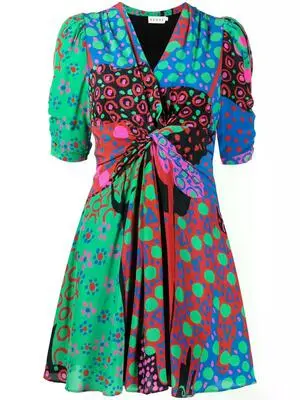 Rhode Graphic-print Mini Dress