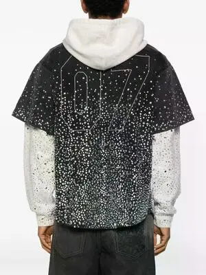 SATOSHI NAKAMOTO Embellished Long-sleeve Hoodie