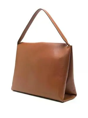 WANDLER Penelope Zip-up Shoulder Bag - Brown