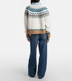 FRAME X Amelia Gray Detour High-rise Wide-leg Jeans - Blue