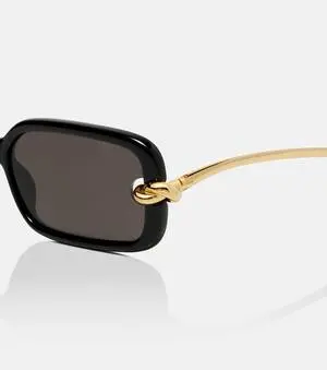 Bottega Veneta Aviator Sunglasses - Black