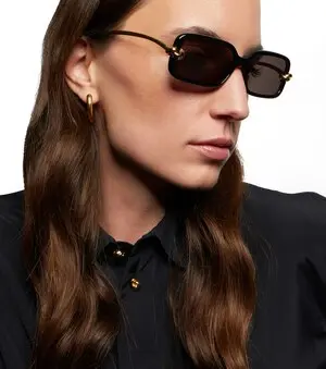 Bottega Veneta Aviator Sunglasses - Black