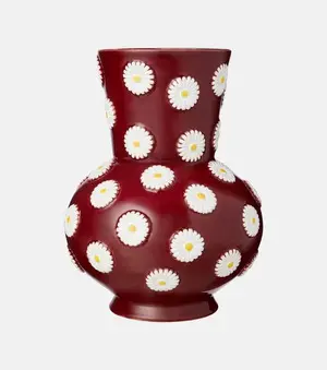 La DoubleJ Margherita Ceramic Vase - Burgundy