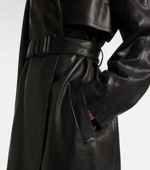 THE ROW Siempra Leather Coat