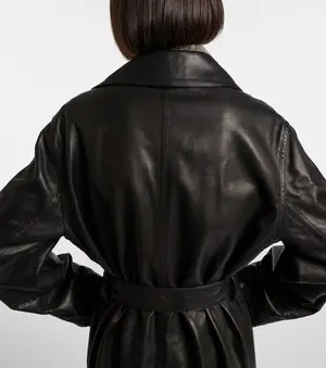 THE ROW Siempra Leather Coat
