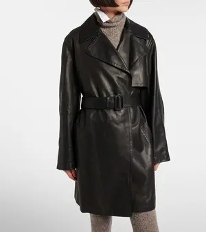 THE ROW Siempra Leather Coat