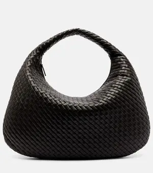 Bottega Veneta Maxi Veneta Large Shoulder Bag Brown