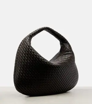 Bottega Veneta Maxi Veneta Large Shoulder Bag - Brown