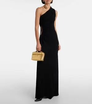 Bottega Veneta Bang Bang Metallic Leather Vanity Bag - Gold