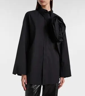 Dorothee Schumacher Floral Appliqué Cotton-blend Shirt