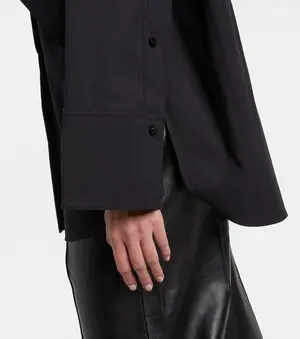 Dorothee Schumacher Floral Appliqué Cotton-blend Shirt