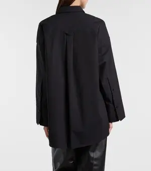 Dorothee Schumacher Floral Appliqué Cotton-blend Shirt